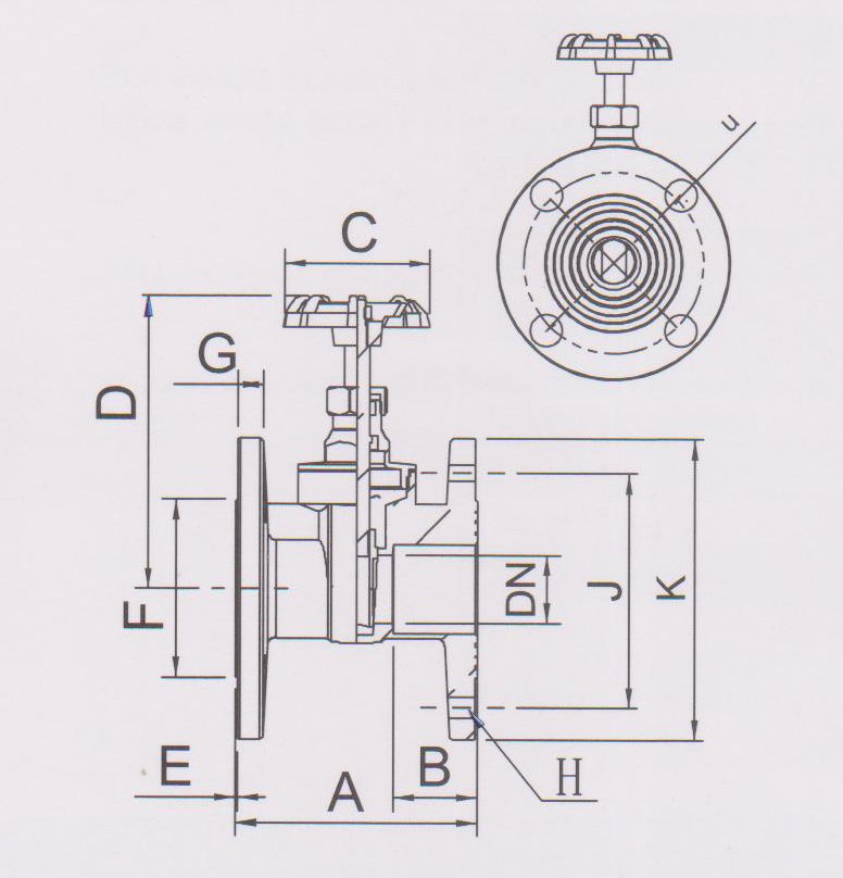 Gate Valve Flange Brass 10K Onda 2 Inch – PT. MURI SUKSES MANDIRI